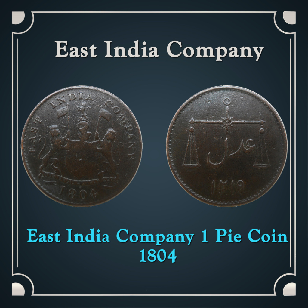 1804 East India Company 1 Pie Coin - RARE | Exclusive Sale Of Old Coins ...